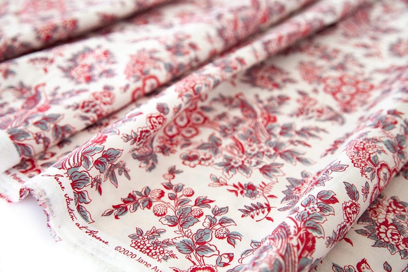 Jane Austen Fabric: Riley Blake 'at Home' Collection - Correspondence - Quilting Cotton - Etsy