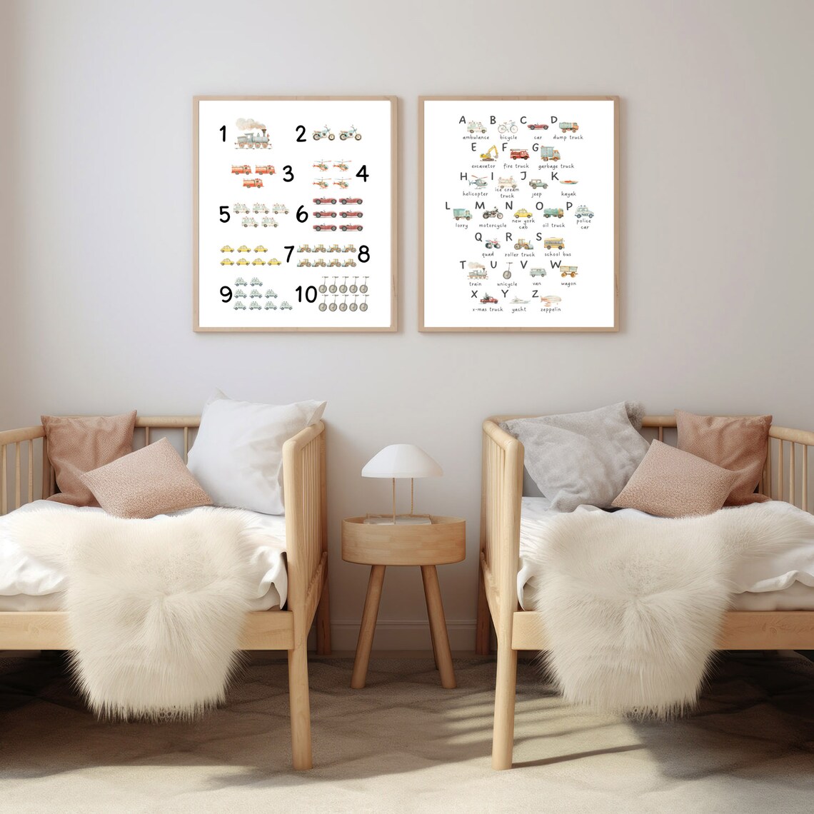 Vehicles ABC Print: Transport Alphabet Wall Art - Etsy