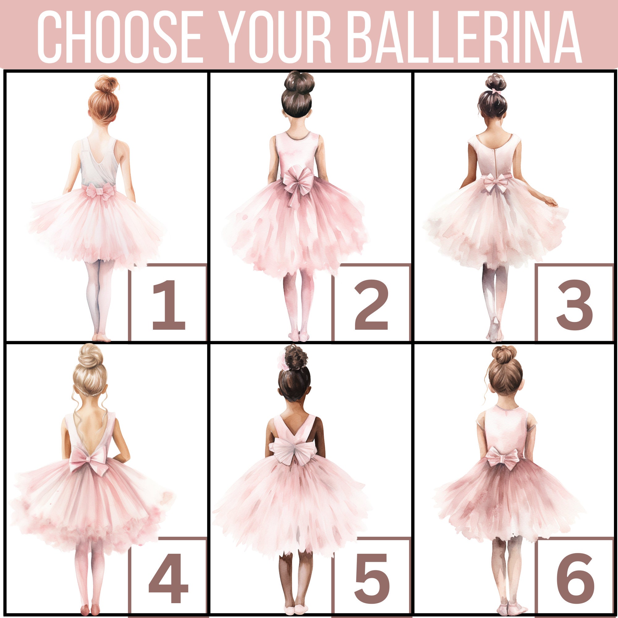 Watercolor Ballerina Print: Blush Pink Nursery Decor - Etsy