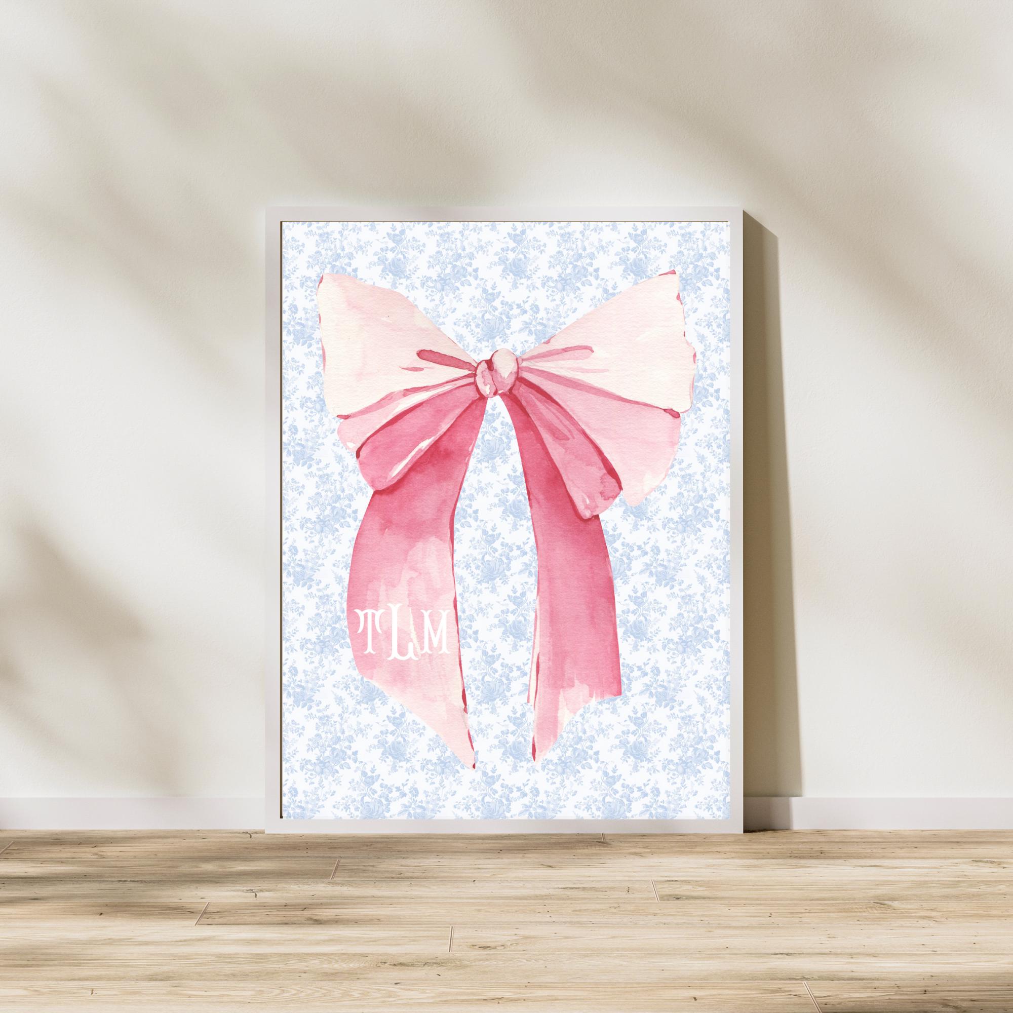 Preppy Coquette Room Decor Trendy Apartment Art Cute Nursery Wall Art ...