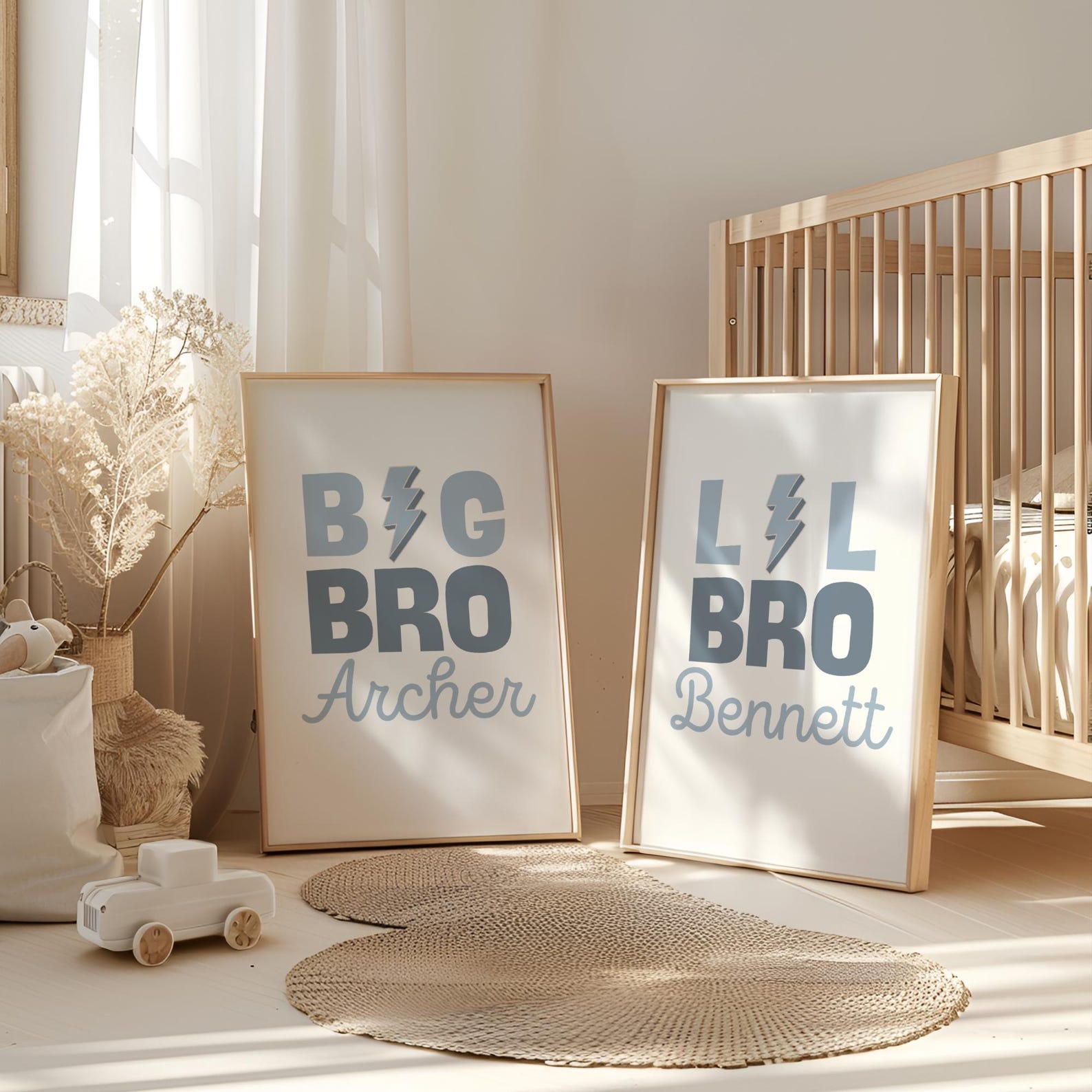 Personalized Brother Name Print: Nursery Decor (digital Download) - Etsy