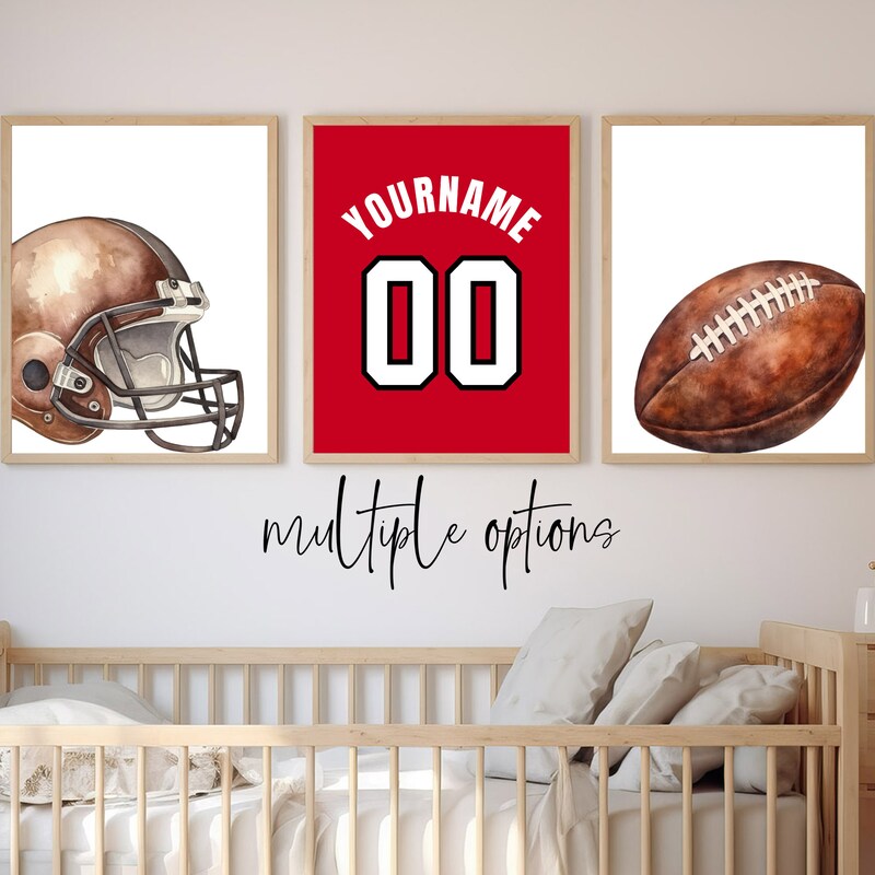 Football Nursery - Etsy