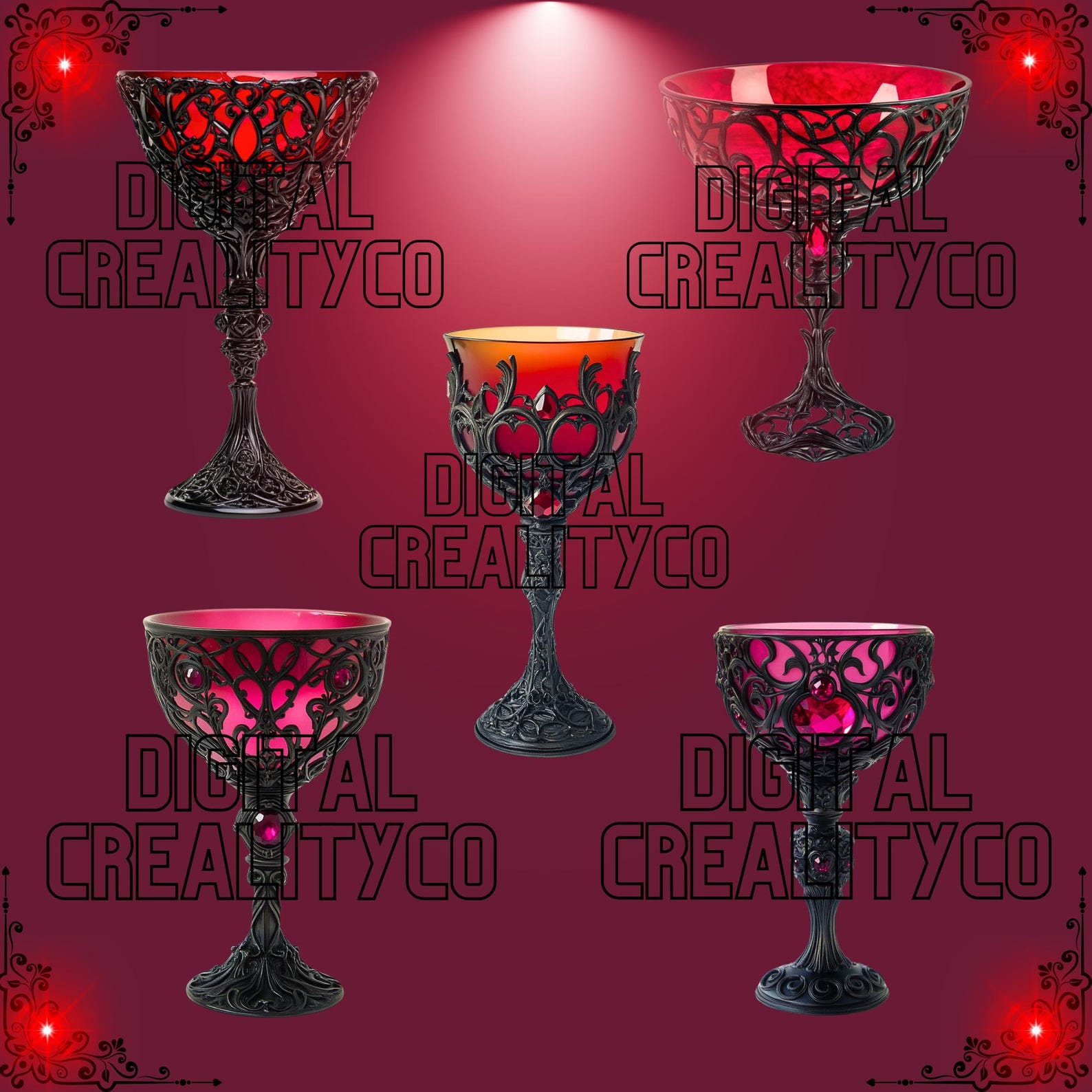 Elysian Chalice of Oblivion Ruby Magick Edition! - Etsy