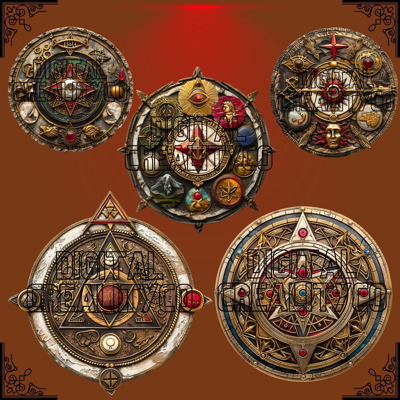 Alchemical Magical Sigil Clipart Bundle Mystical Edition! - Etsy
