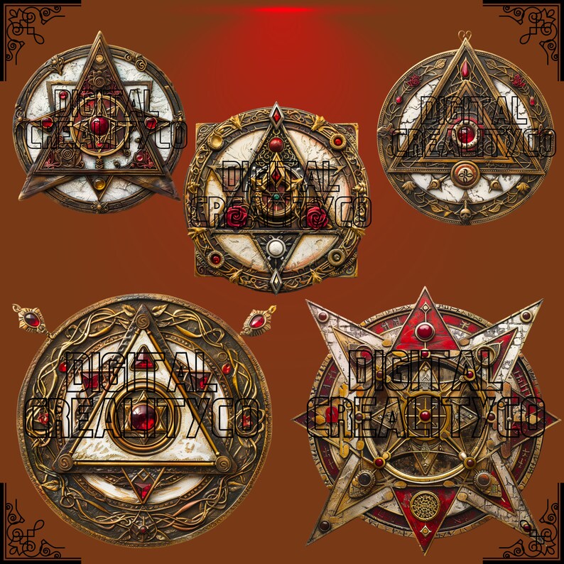 Alchemical Magical Sigil Clipart Bundle Mystical Edition! - Etsy