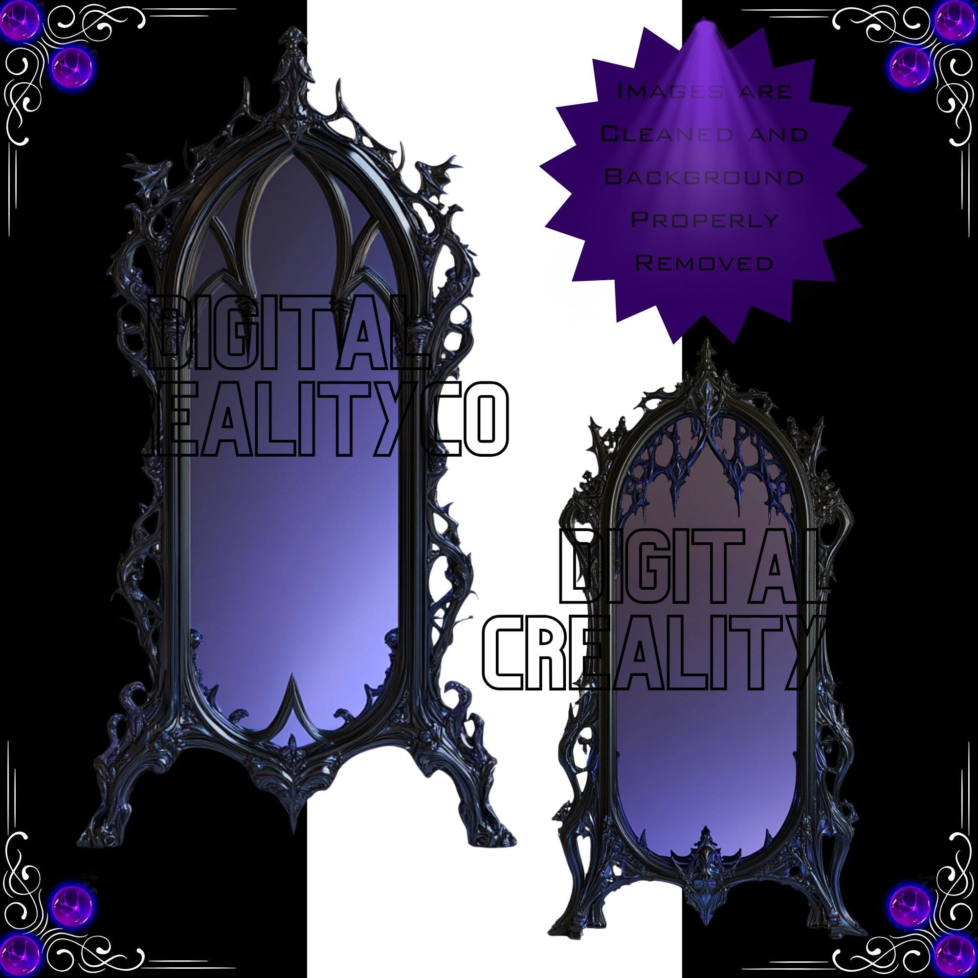 Gothic Midnight Mirror Clipart Bundle Nocturnal Edition! - Etsy