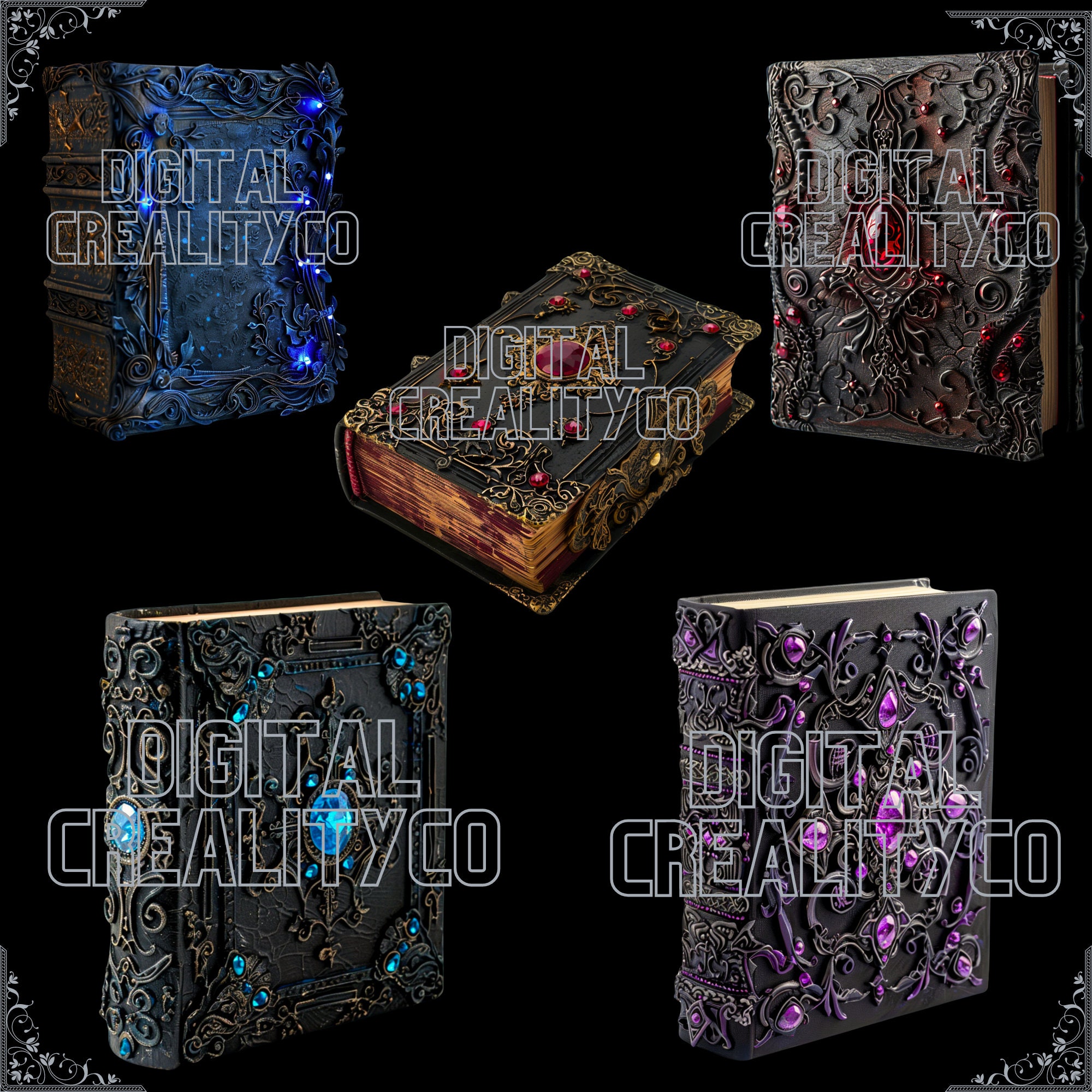 Enchanted Book of Shadows Clipart Bundle Magic of Avalon Edition! - Etsy