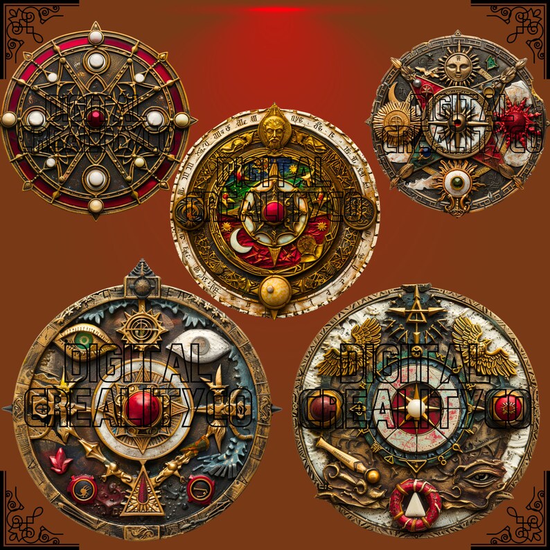 Alchemical Magical Sigil Clipart Bundle Mystical Edition! - Etsy