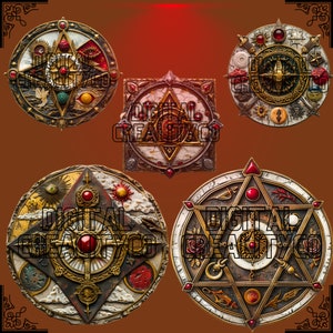 Alchemical Magical Sigil Clipart Bundle Mystical Edition! - Etsy