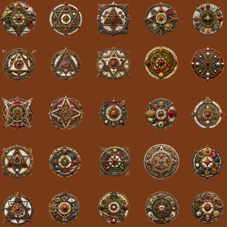 Alchemical Magical Sigil Clipart Bundle Mystical Edition! - Etsy