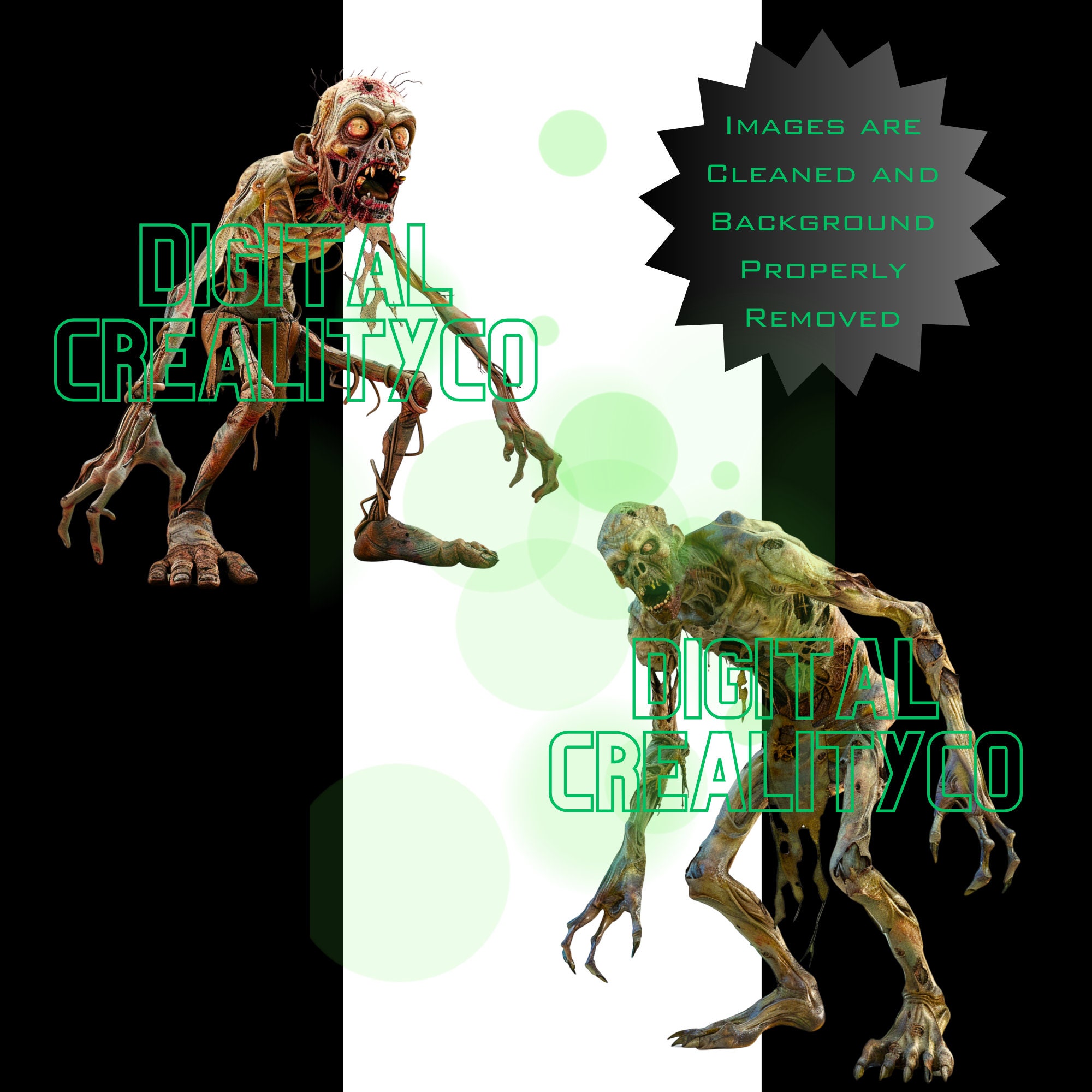 Dread Gloom Zombie Clipart Bundle Rise From the Ashes Edition! - Etsy