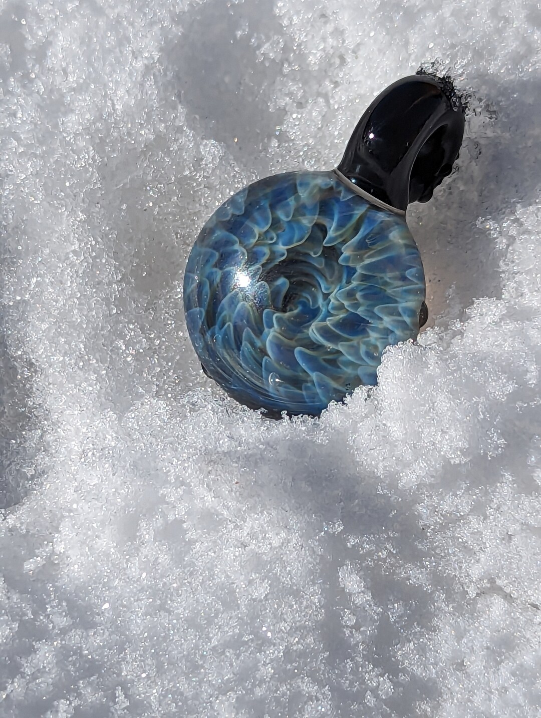 Purple Implosion Pendant - Etsy