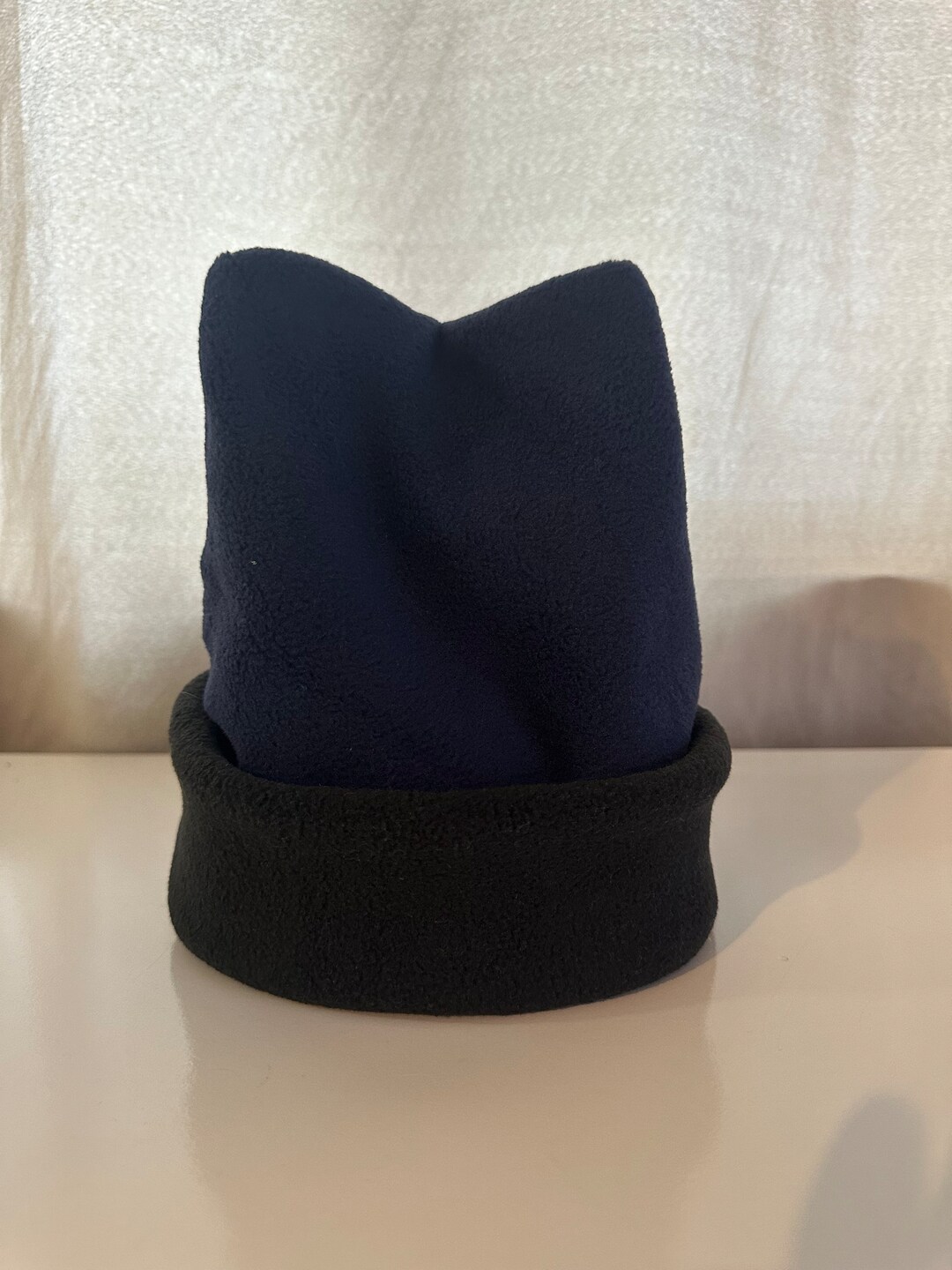 Navy Blue and Black 4 Point Hat - Etsy