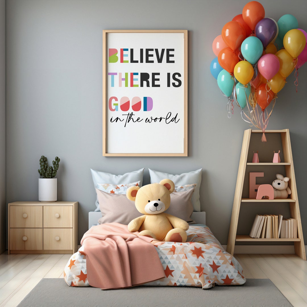 Be the Good Poster Bright Colorful Motivational Wall Hanging Uplifting ...