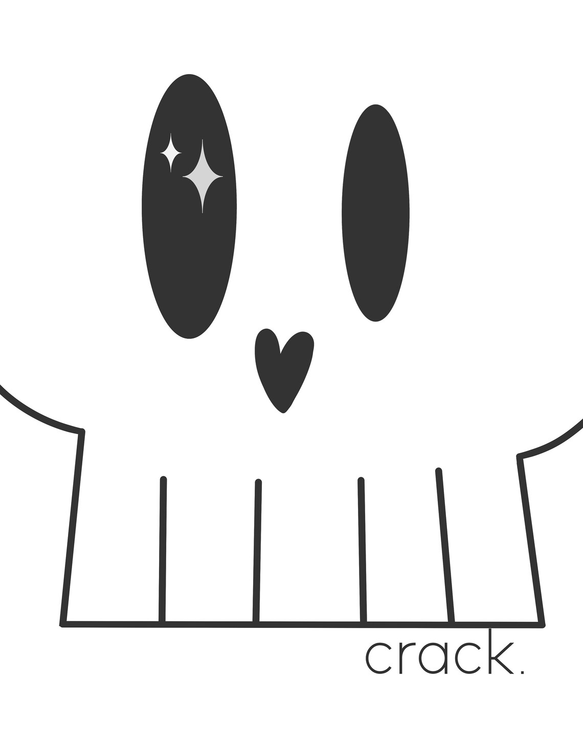 Charming Halloween Monsters Cute Character Collage Minimalist Simple ...