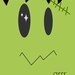 Charming Halloween Monsters Cute Character Collage Minimalist Simple ...