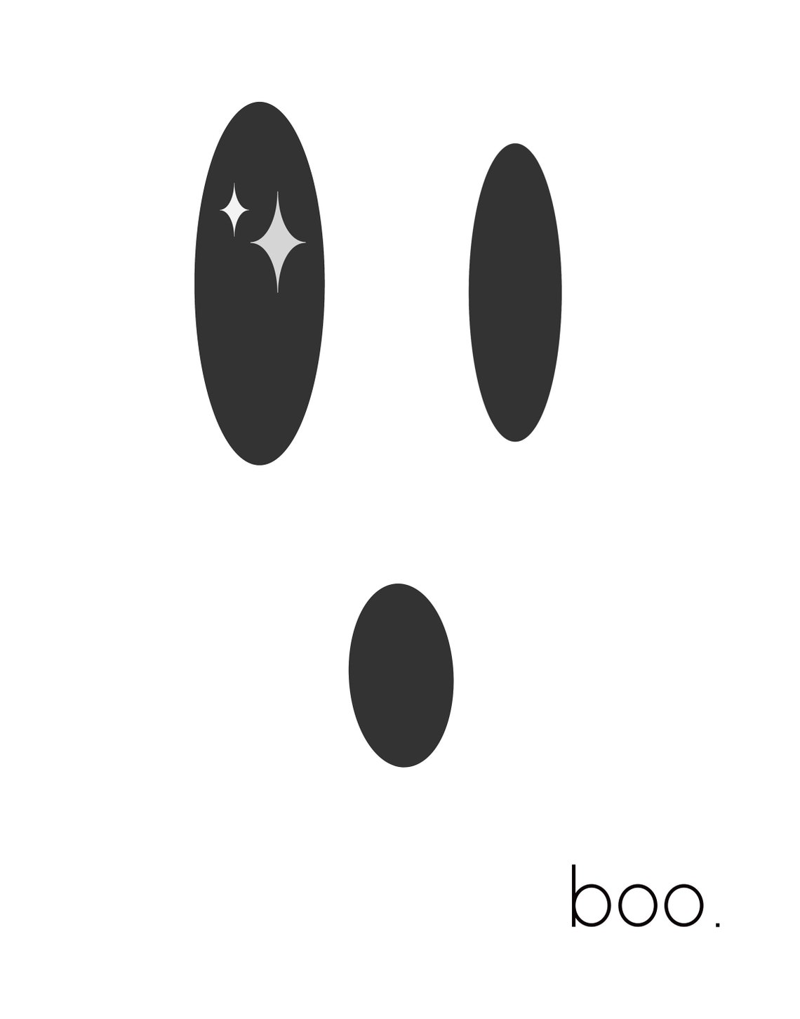 Charming Halloween Monsters Cute Character Collage Minimalist Simple ...
