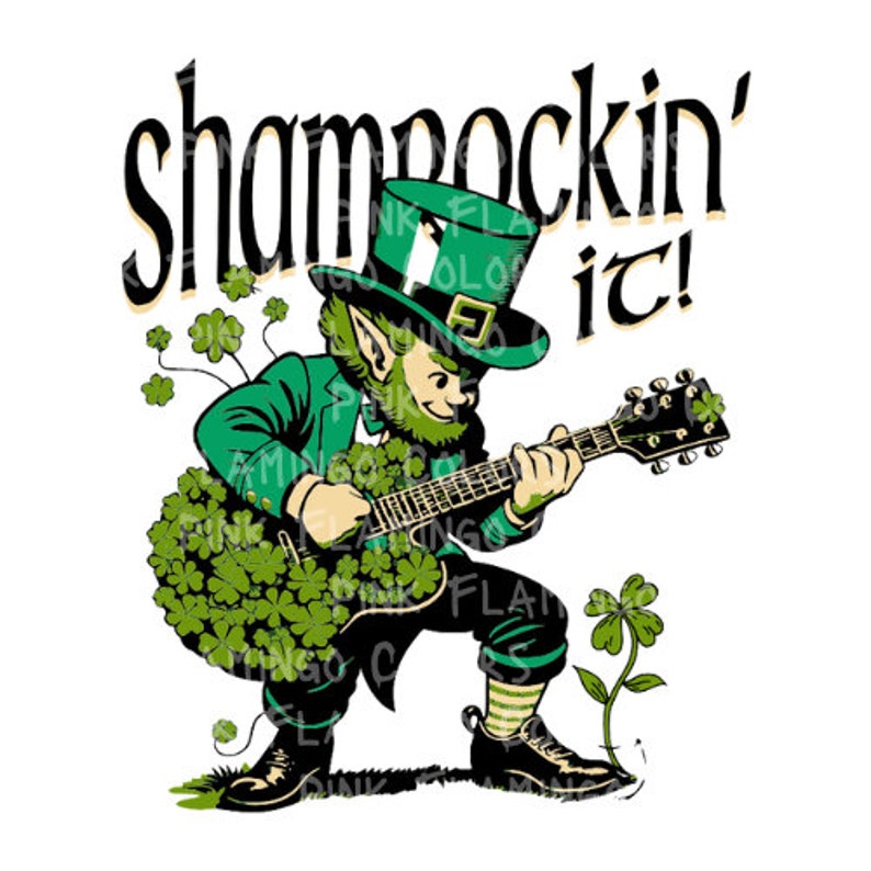 St Patricks Day SVG, Shamrockin It Svg, St Patricks Day Band Shirt Svg ...