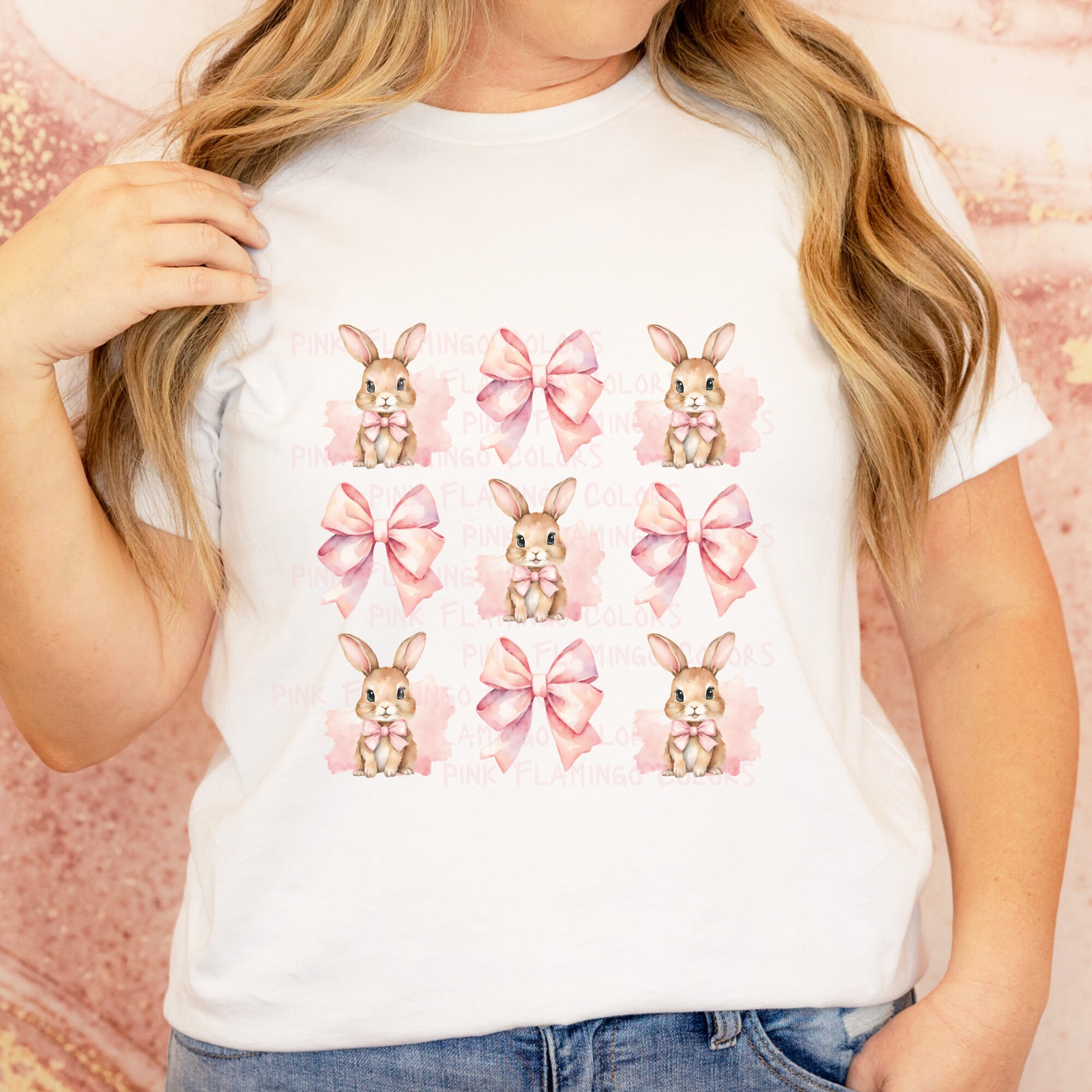 Coquette Easter PNG, Coquette Bunny PNG, Coquette Aesthetic Bow Png ...