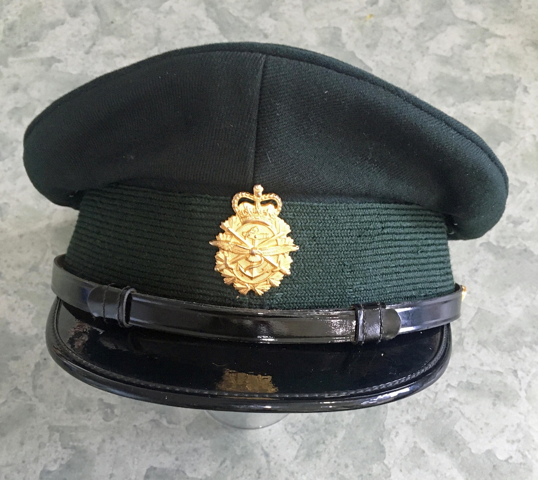 Original Canadian Forces RCAF Peaked Cap With Tri Service Cornflake ...