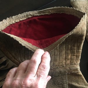 Antique Native American Indigenous Beaded Hide Gauntlet Gloves - Cree ...