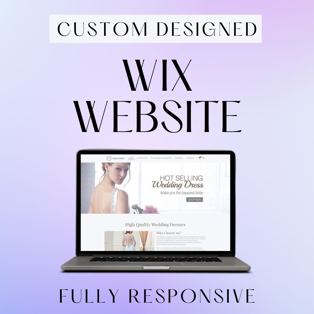 Custom WIX Website Design - Customized WIX Website Design ...