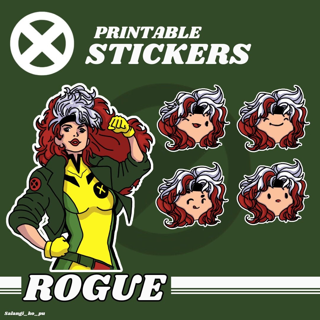 Stickers X Men X-men Laptop Stickers Men Marvel Xmen Rogue Marvel L X ...