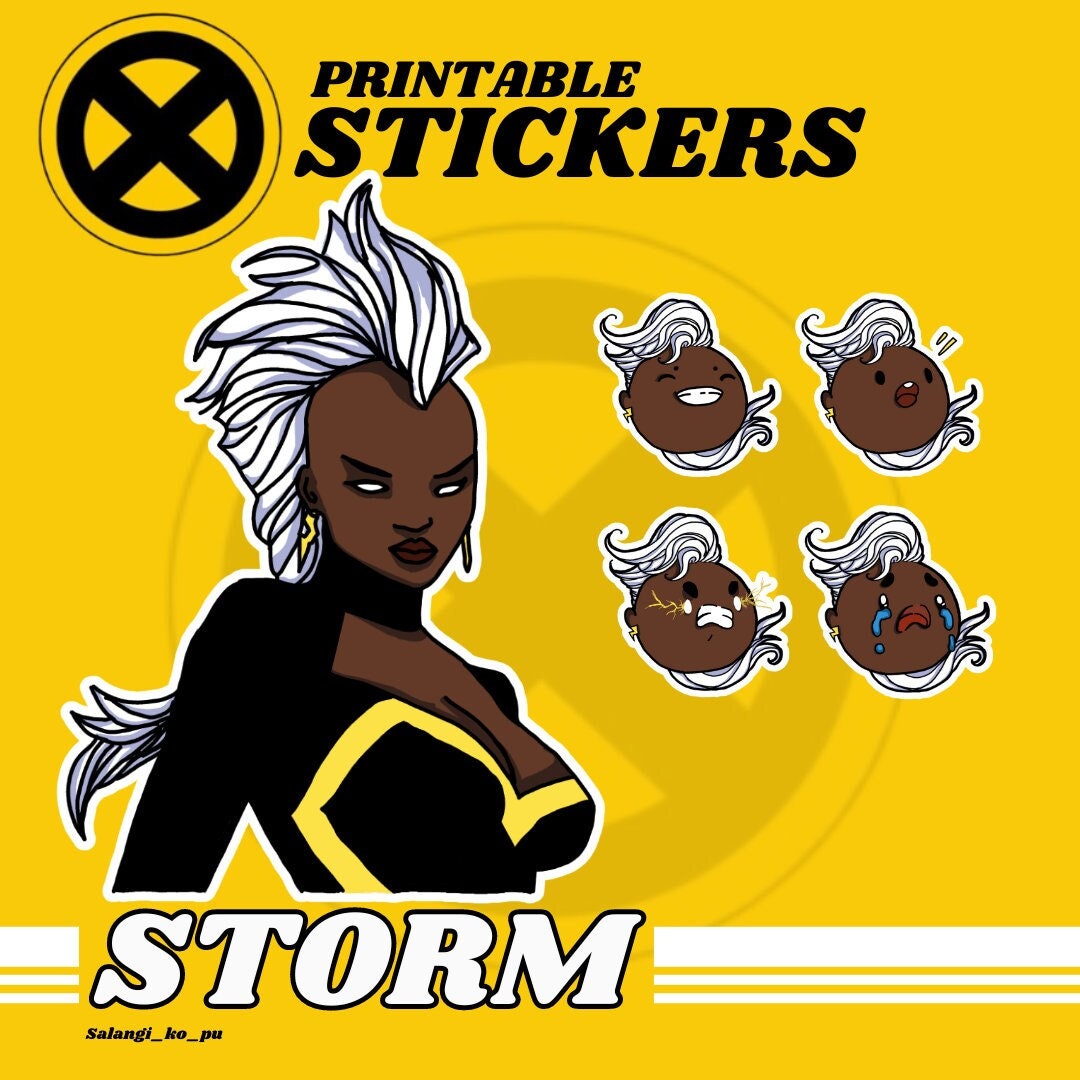Stickers X Men X-men Laptop Stickers Men Marvel Xmen Storm Marvel L X ...
