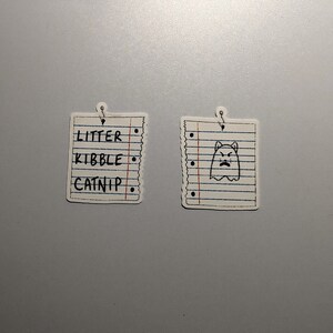 Spongebob Cat Sticker Set, Floating Shopping List - Etsy