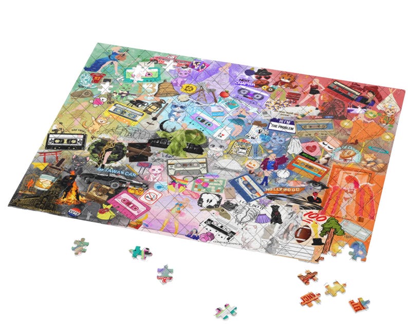 Taylor Advanced the Eras Jigsaw Puzzle, Unique Taylor Fan Gift - Etsy