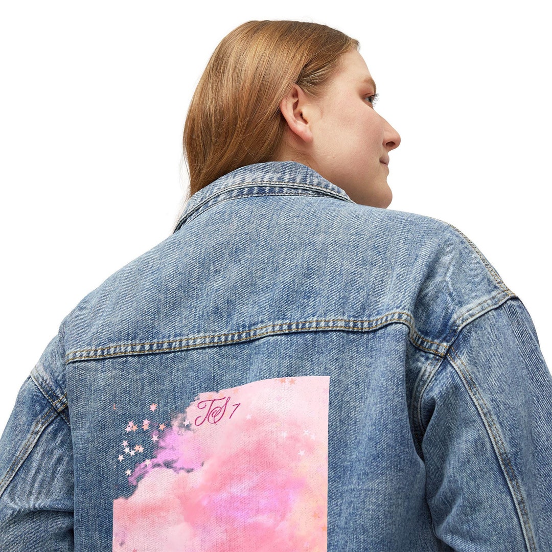 Taylor Denim Jacket, Lover Album Cover Inspired Jacket, Perfect Present ...