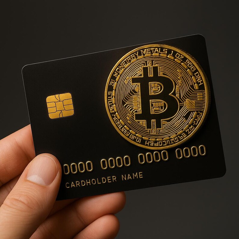 Bitcoin BTC Credit Card Sleeve Sticker - Etsy