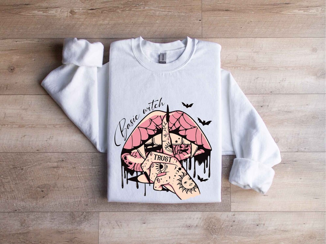 Basic Witch Unisex Heavy Blend™ Crewneck Sweatshirt, Halloween ...