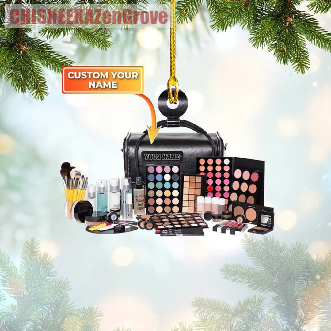 Personalized Make-up Box Acrylic Custom Shaped Christmas - Etsy
