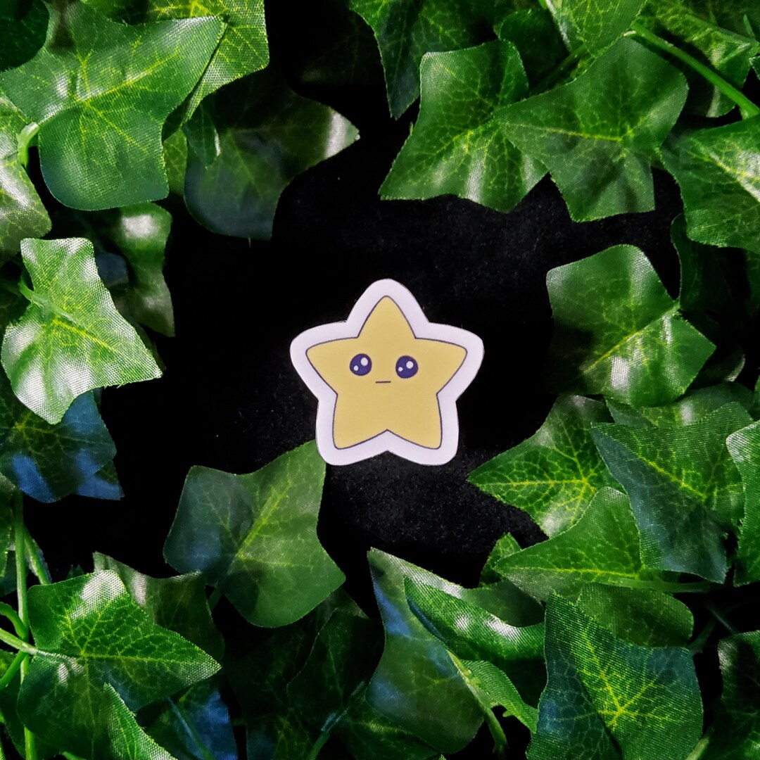 Blank Stare Star Sticker - Etsy