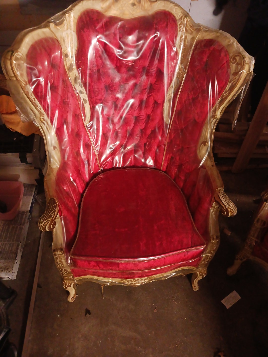 French Provincial Prince Howard Throne Chairs - Etsy
