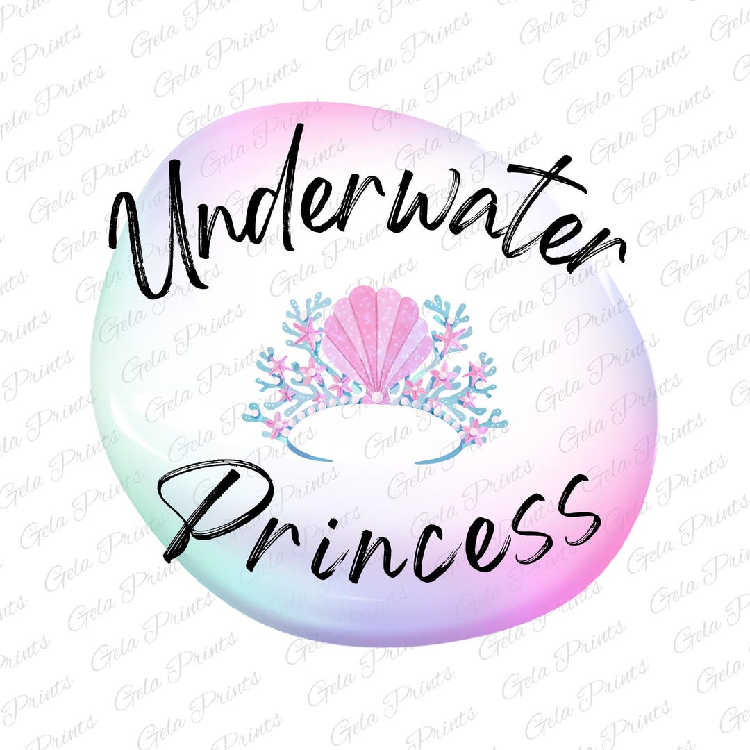Underwater Princess PNG SVG, Freediver Png Svg, Freediving Png Svg ...