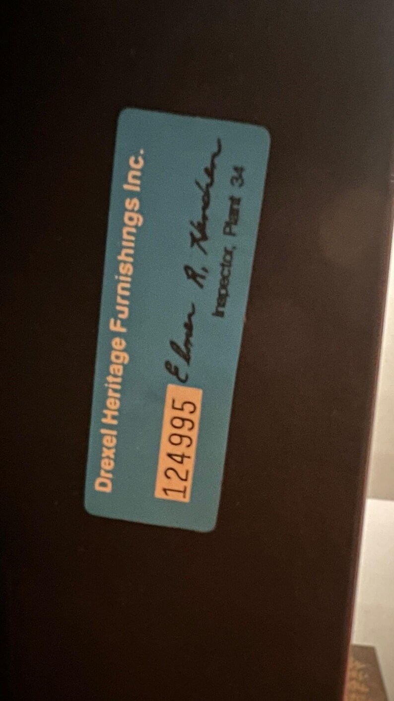 1980s Drexel Heritage Black Lacquered Coffee Table - Etsy