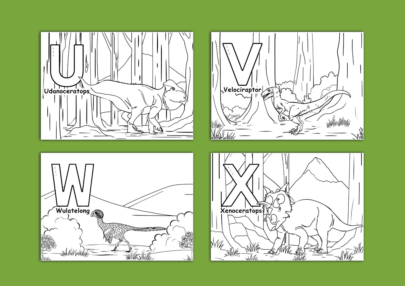 Dinosaur ABC Coloring Book, Dinosaur Coloring Book, ABC Coloring Book ...
