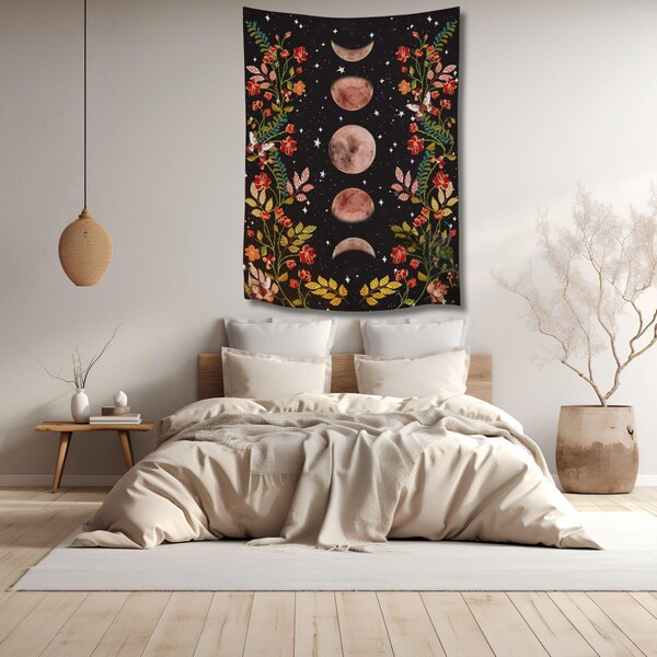 Moon Phase Tapestry - Etsy