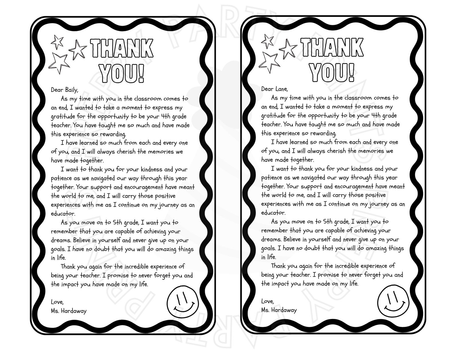Teacher Letter to Students, End of Year Letter, Letter to Students ...