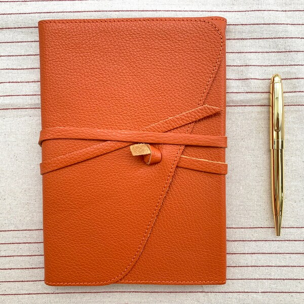 Orange Journal - Etsy