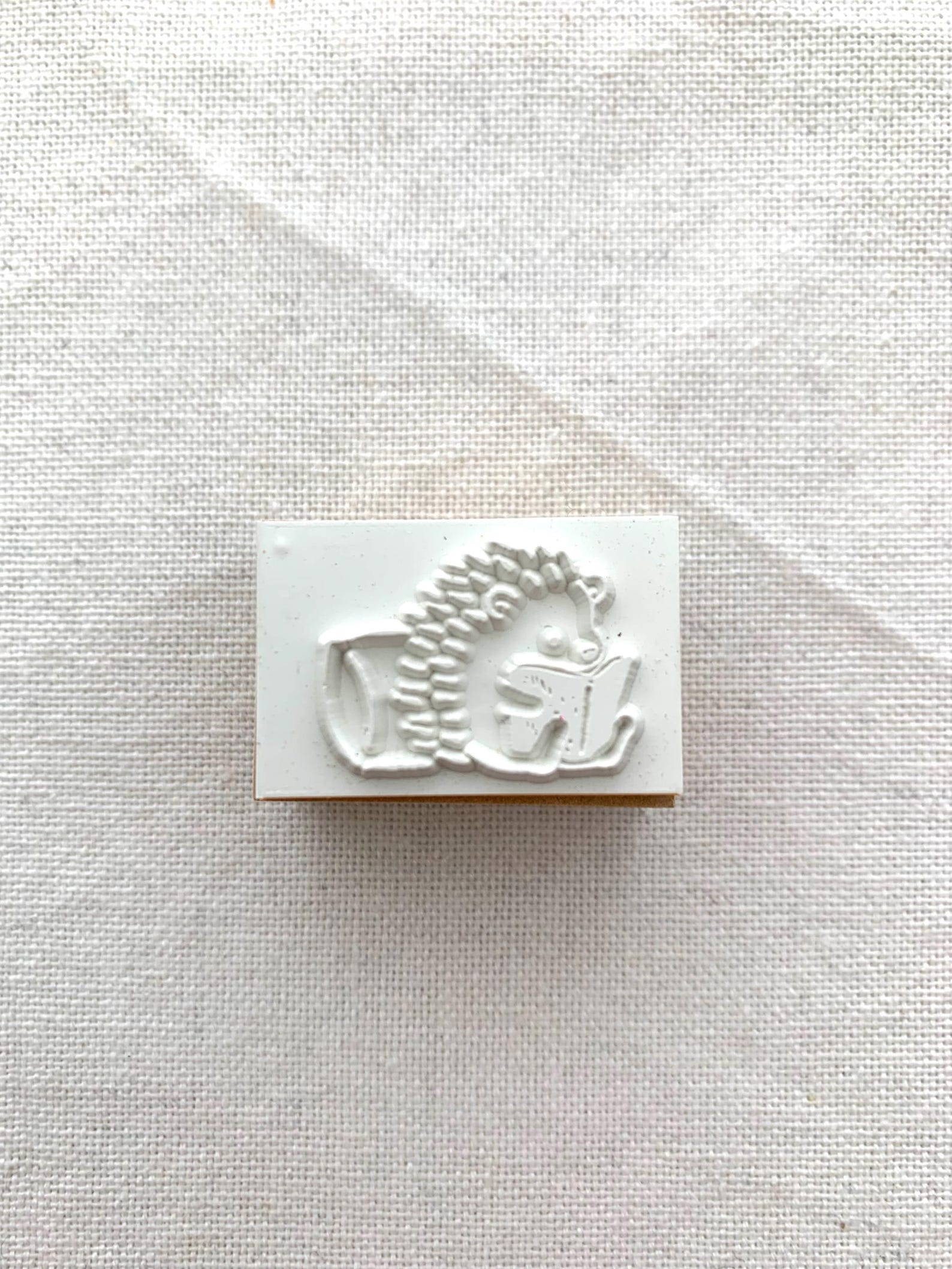 Porcupine Reader Rubber Stamp - Etsy