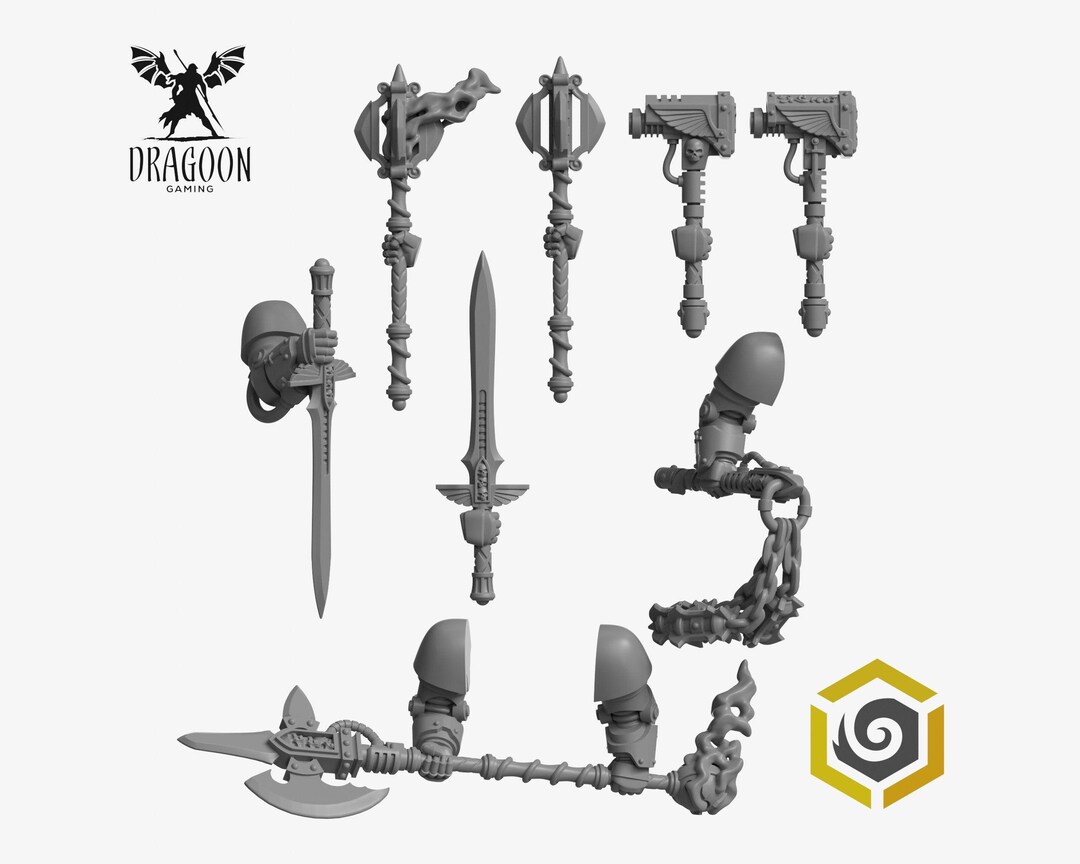 Eternal Pilgrims Termi Weapons Set. Custom Bits Compatible With Prime ...