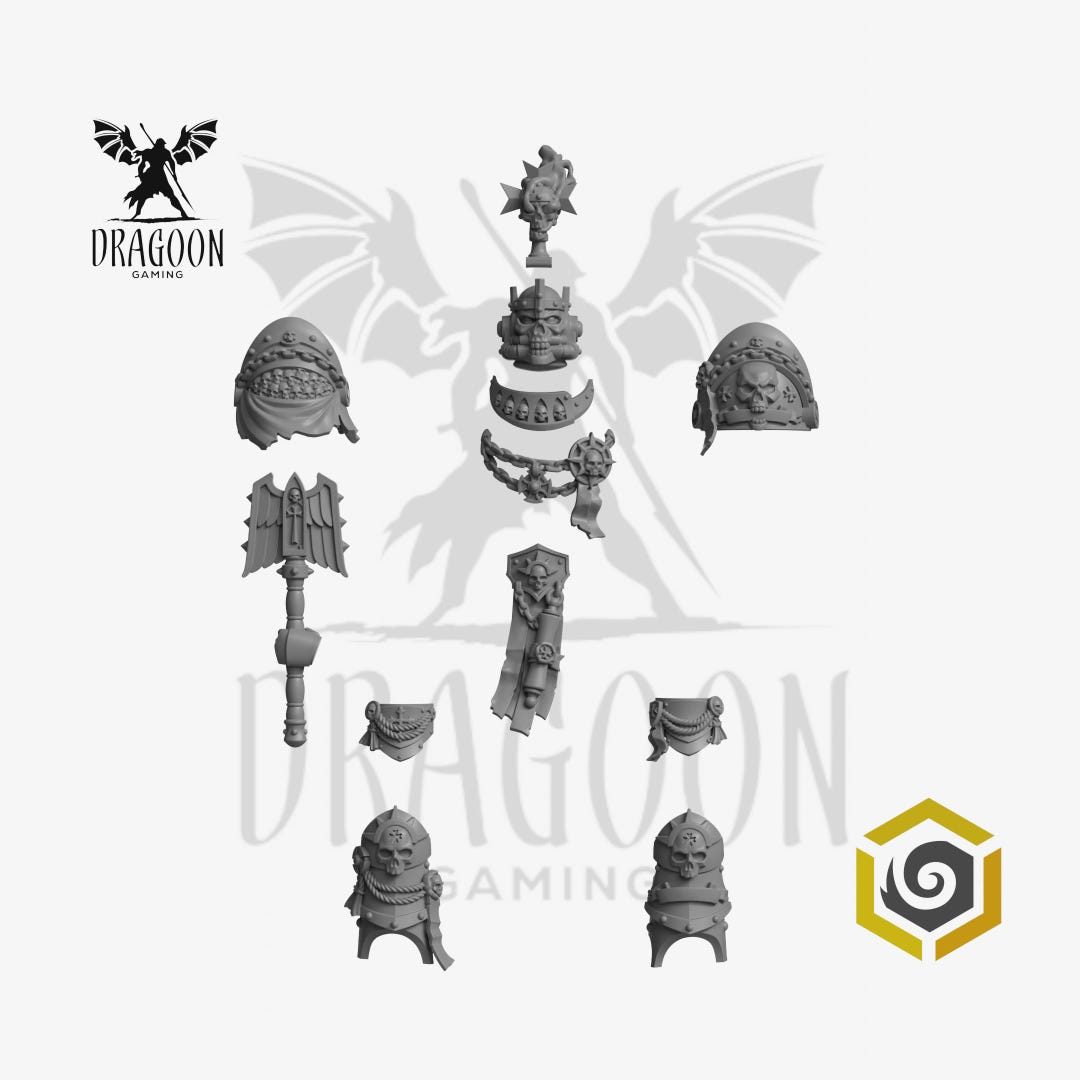 Eternal Crusaders Terminator Chaplain Conversion Kit for 28mm Space ...