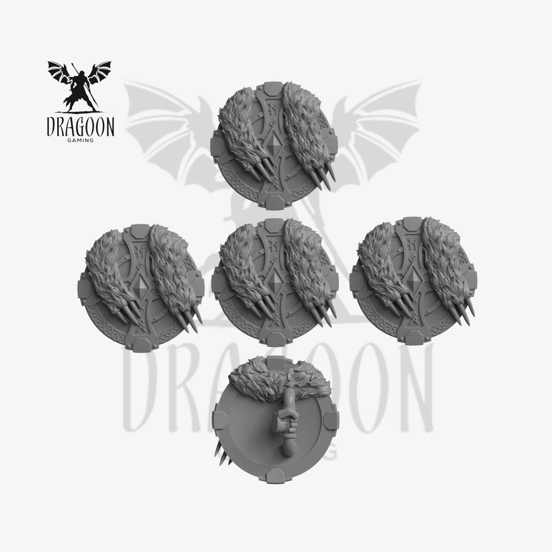 Viking Space Knight Terminator Shield Conversions for Prime 28mm Scale ...