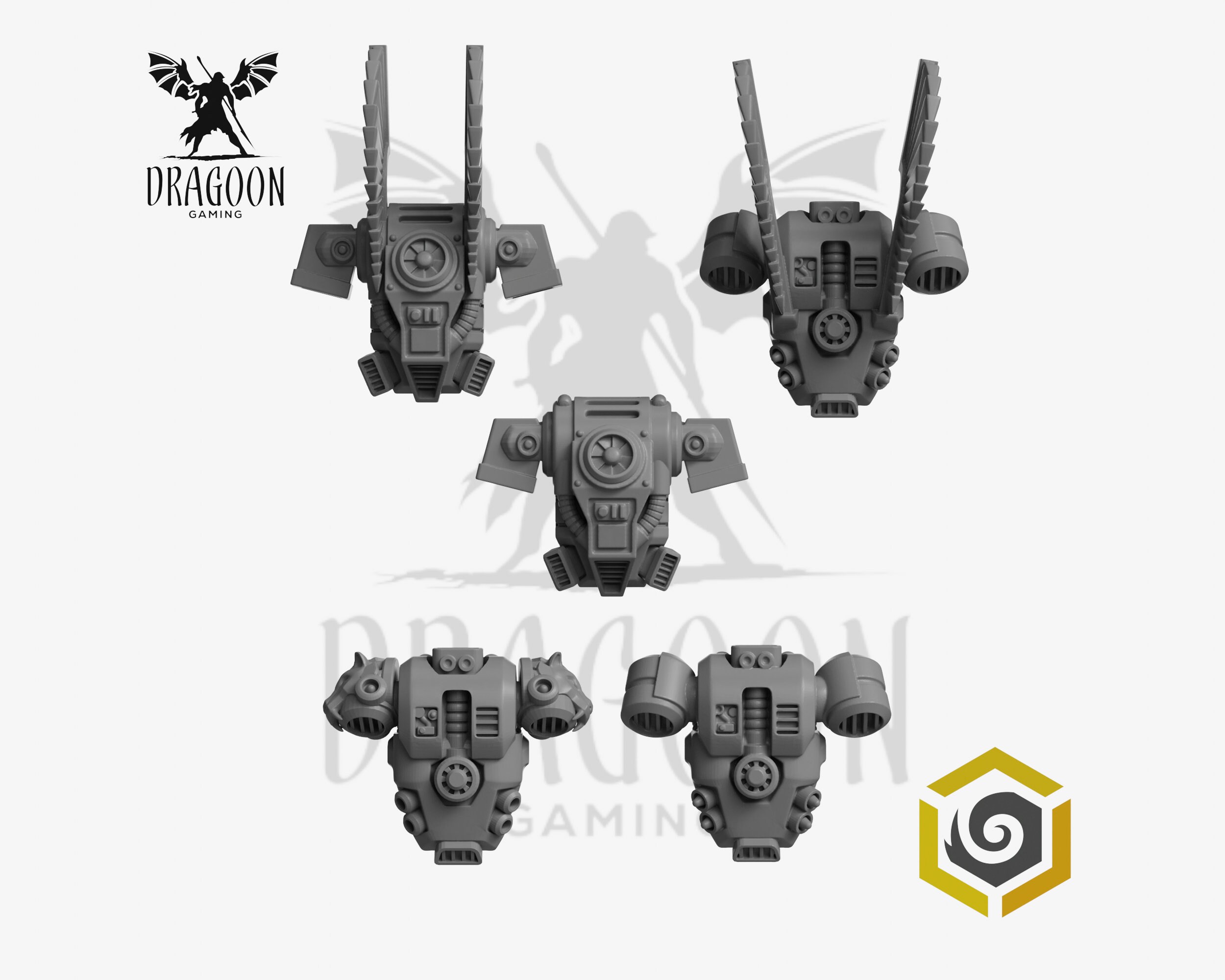 Eternal Pilgrims Space Knight Backpack Set. Custom Bits Compatible With ...