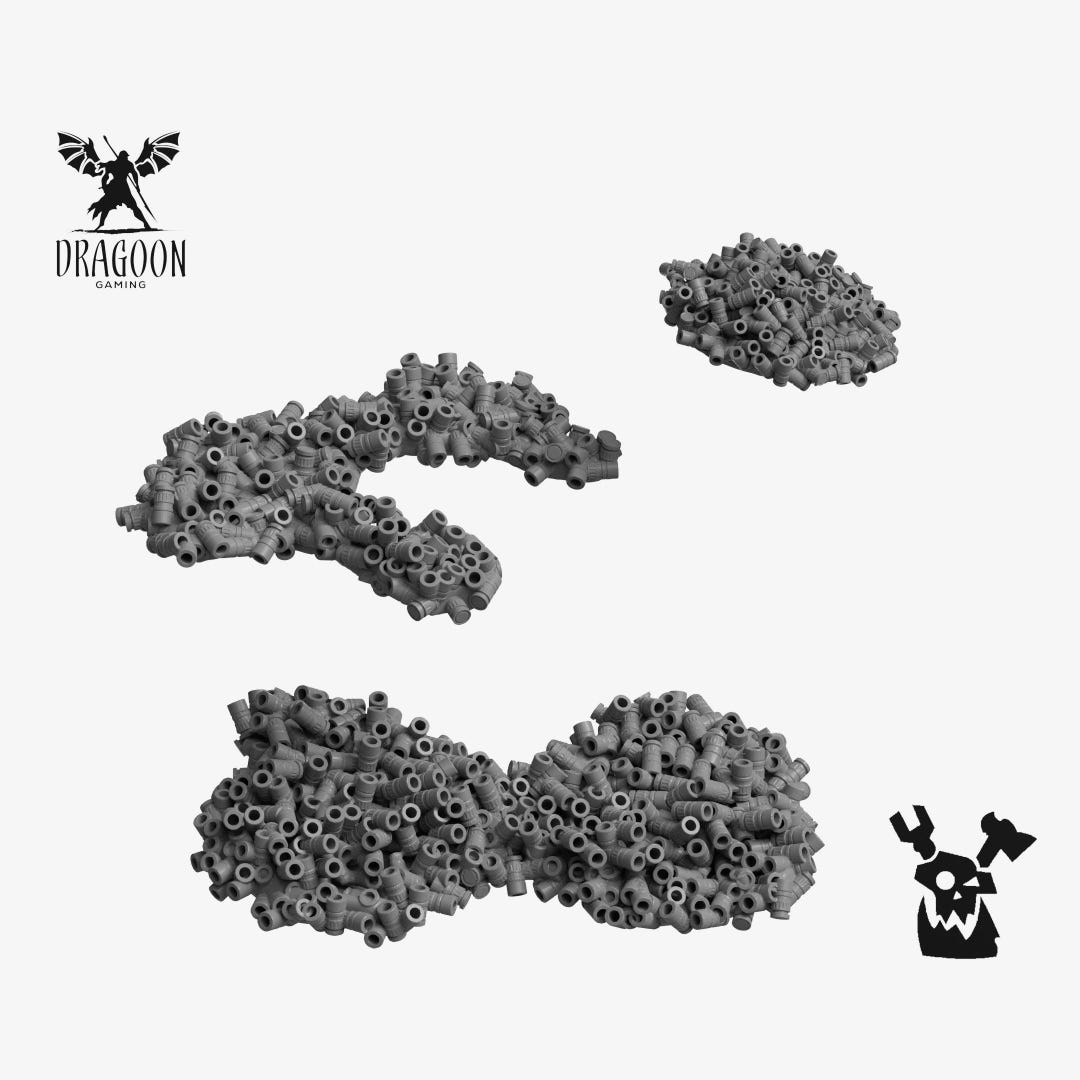 Resin Shell Casings Set for 28mm Scale Basing and Scenery. - Etsy