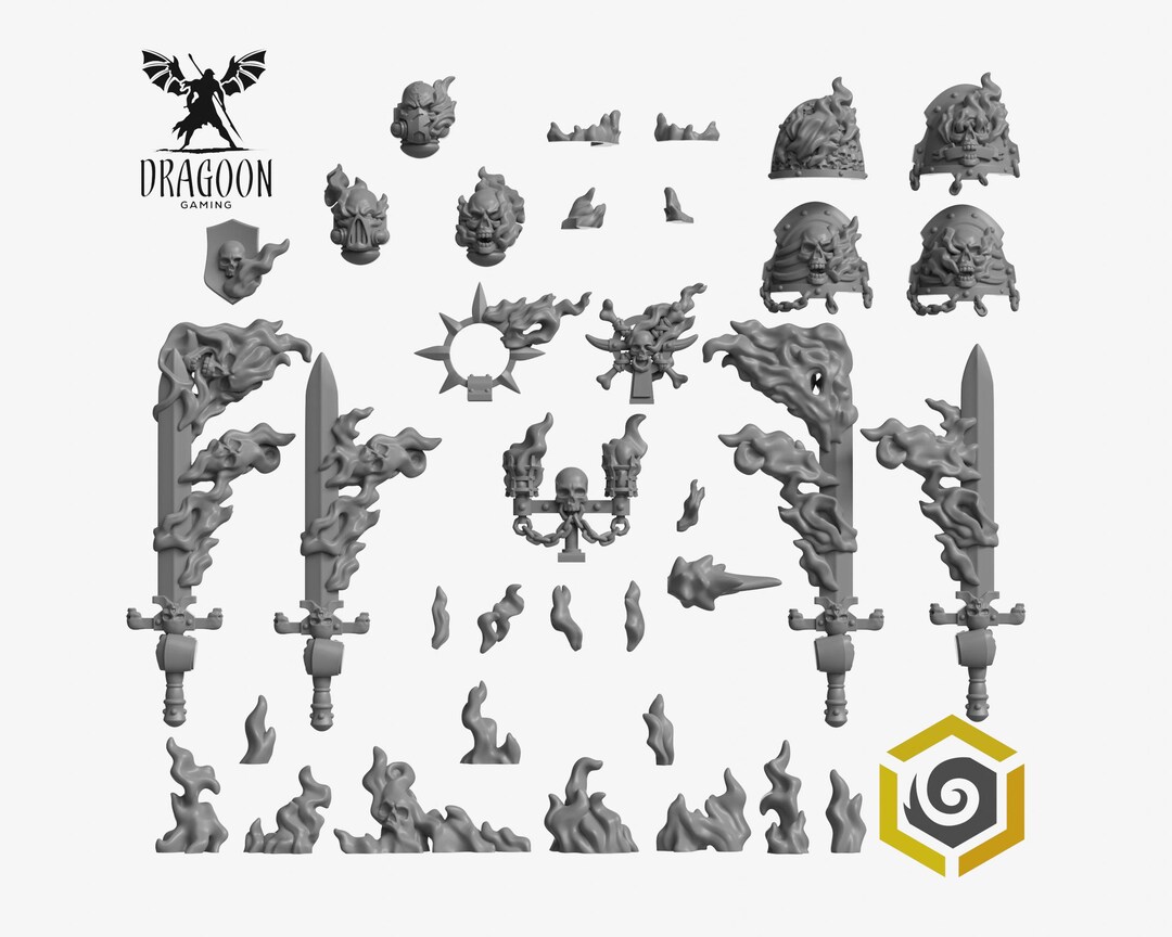 Cursed Company Conversion Kit for Prime 28mm Scale Sci-fi Marines - Etsy