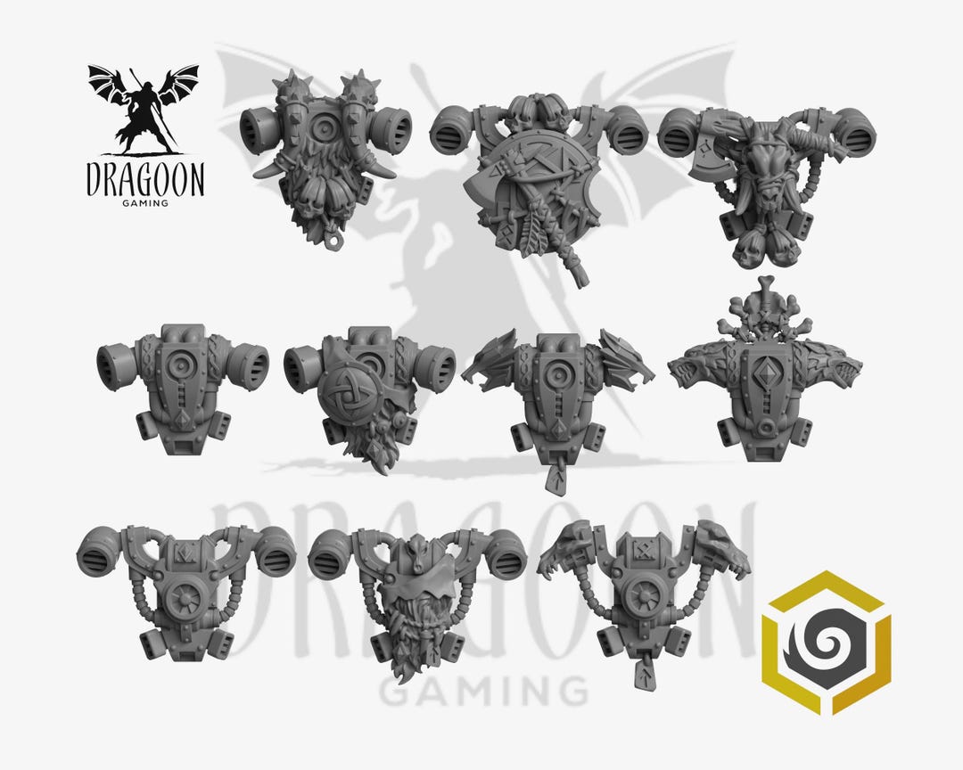 Primal Hounds Space Knight Backpack Set. Conversion Bits Compatible ...